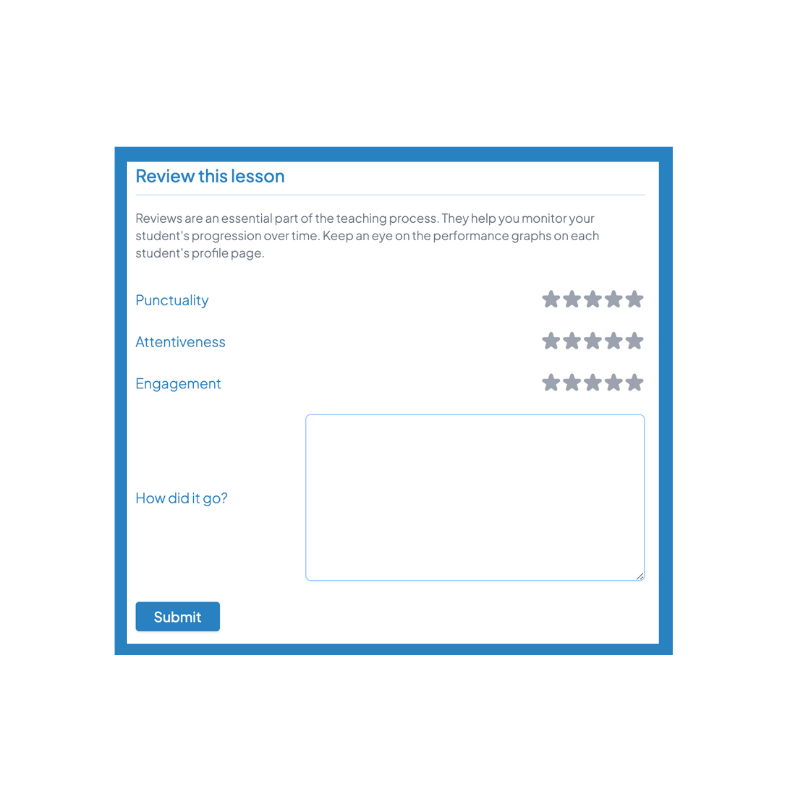 Lesson reviews - New feature and its importance